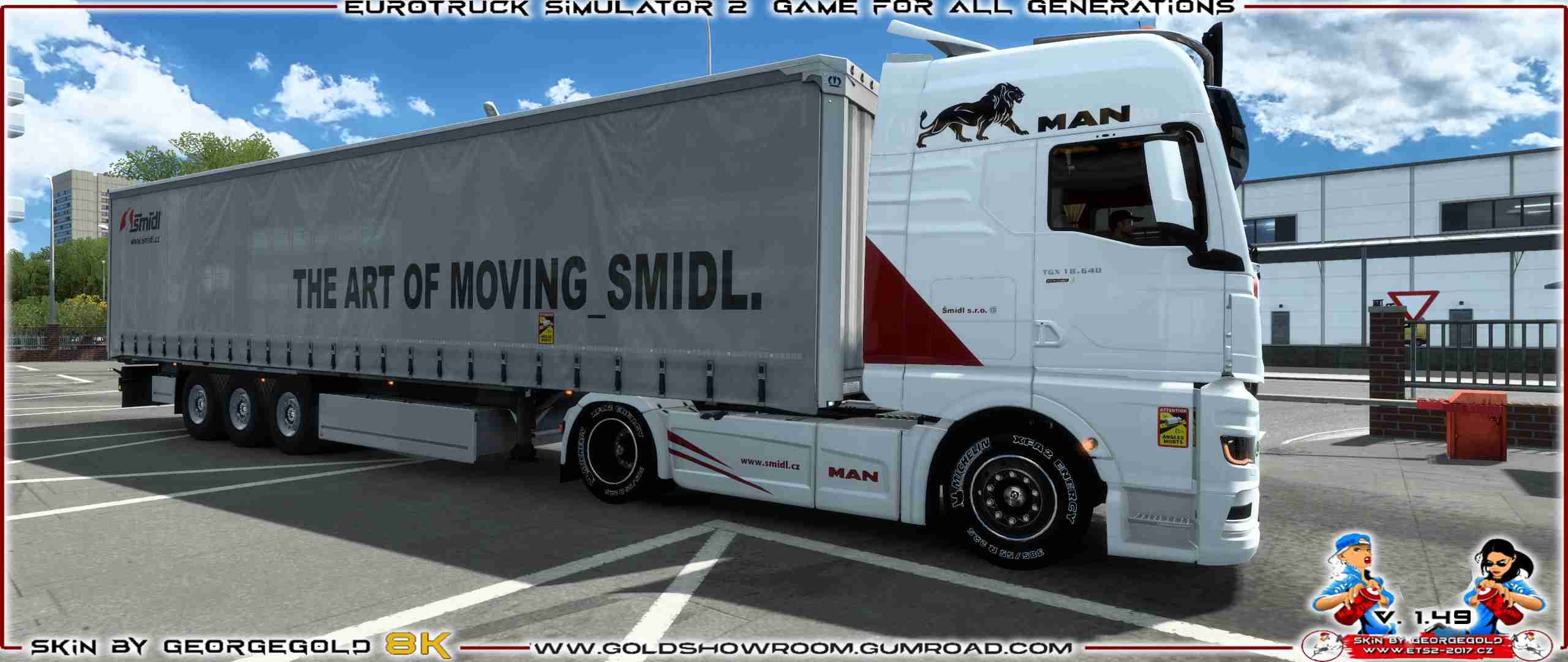 ETS 2 Skin Combo Man 2020 SCS Šmídl