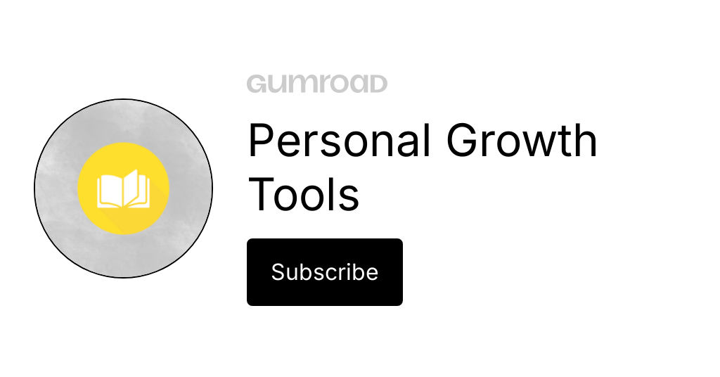 Personal Growth Tools