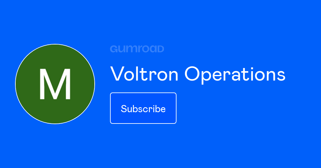 Voltron Operations