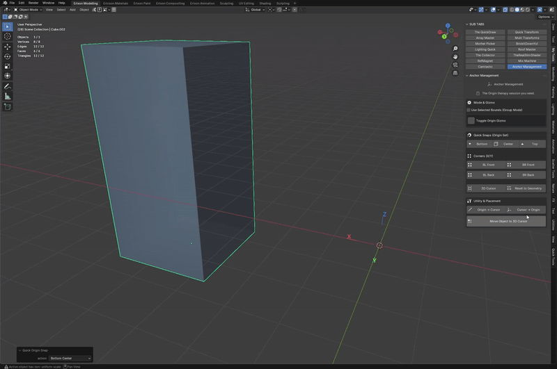 Anchor Management (Blender addon)