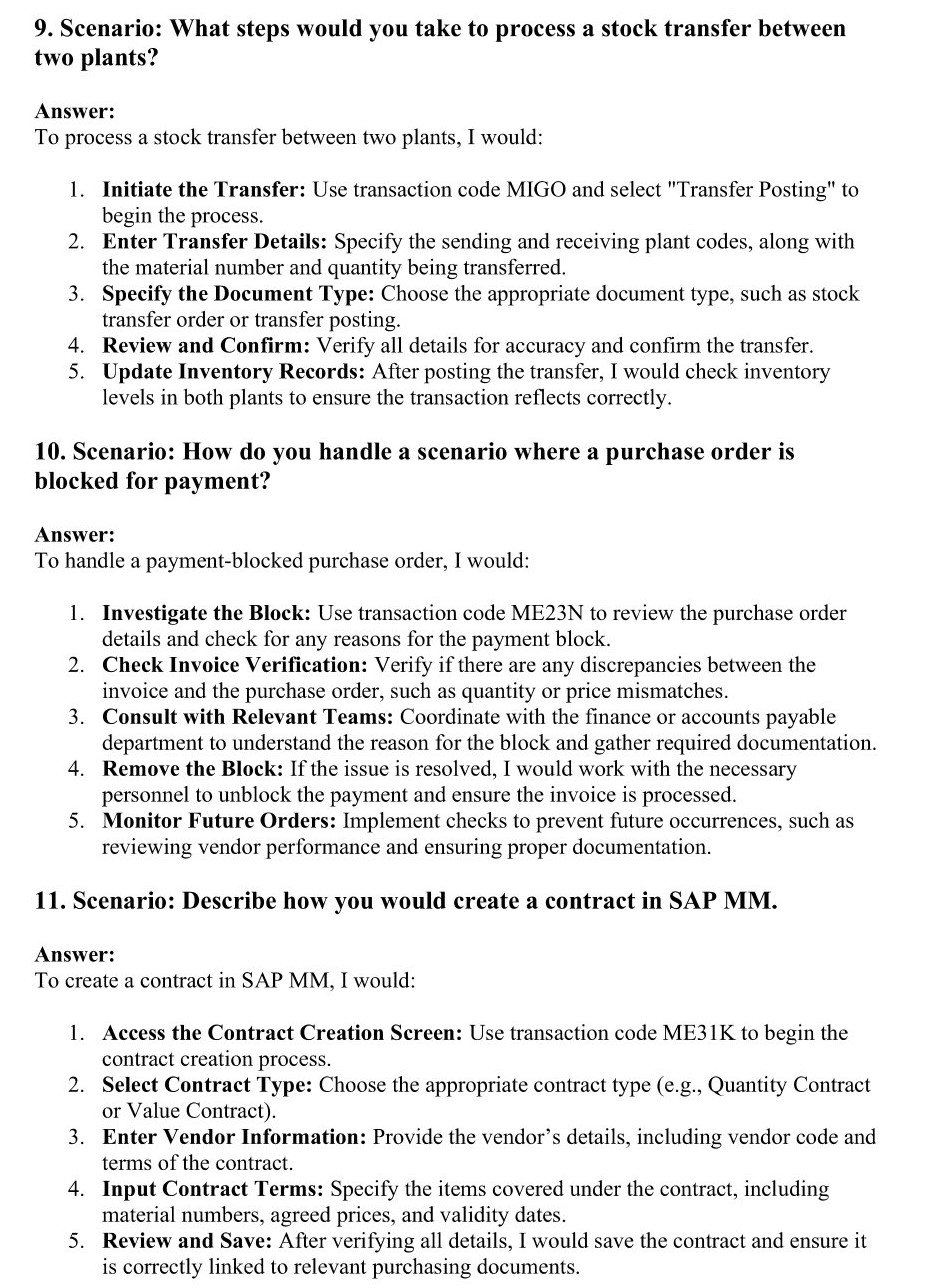 6 PDFs containing ALL Types of Most Asked Interview Q&A (Scenario-Based ...