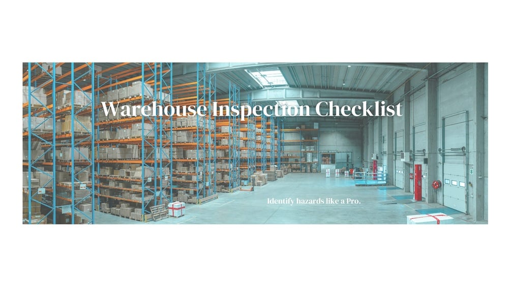 Warehouse Inspection Checklist