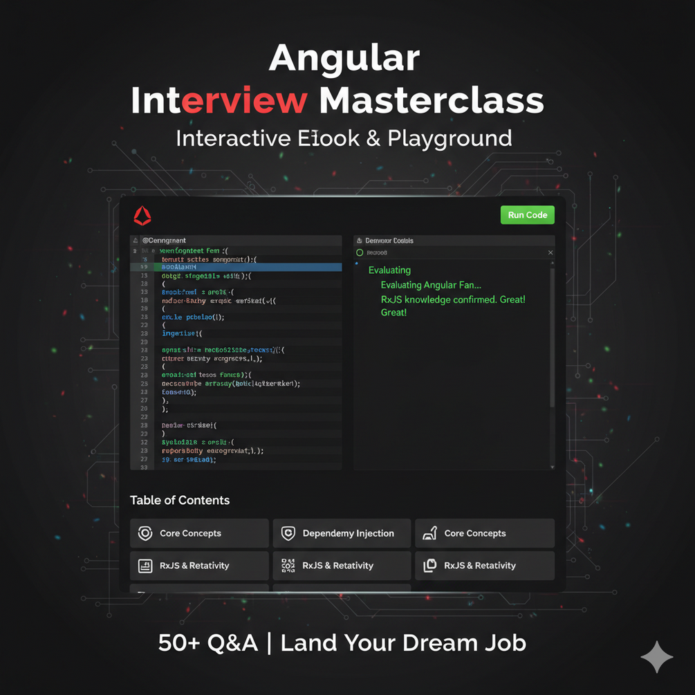 Angular Interview Masterclass: Top 50 Deep Dive Q&A (+ Interactive ...