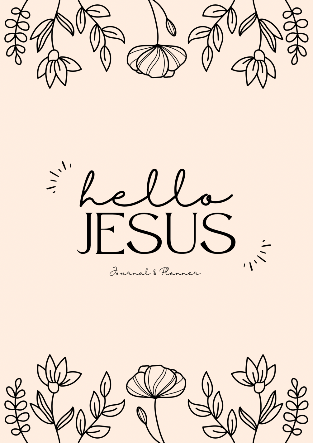 Hello Jesus Journal & Planner