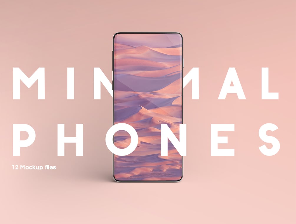 Minimal Phones Mockup