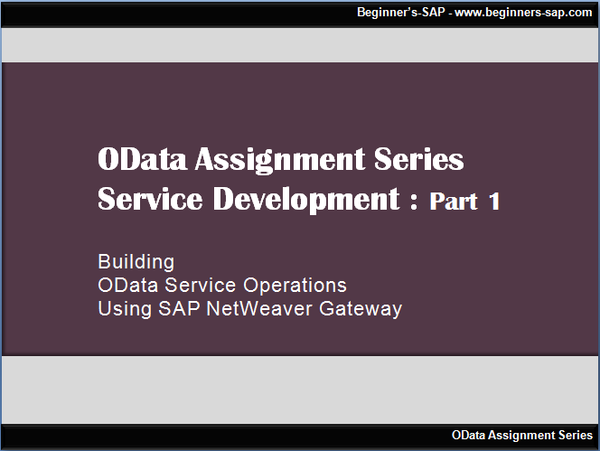 OData Practical Assignment Series