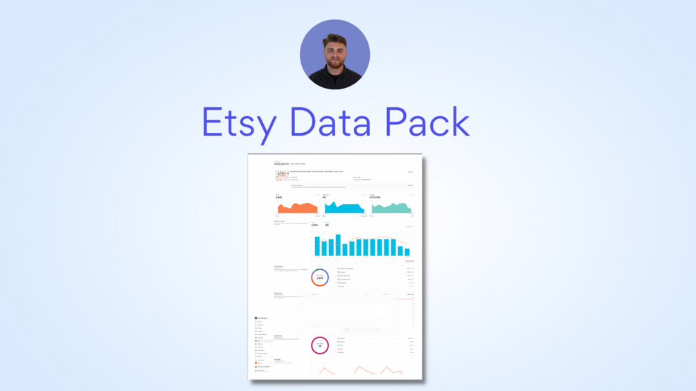 Etsy Data Pack