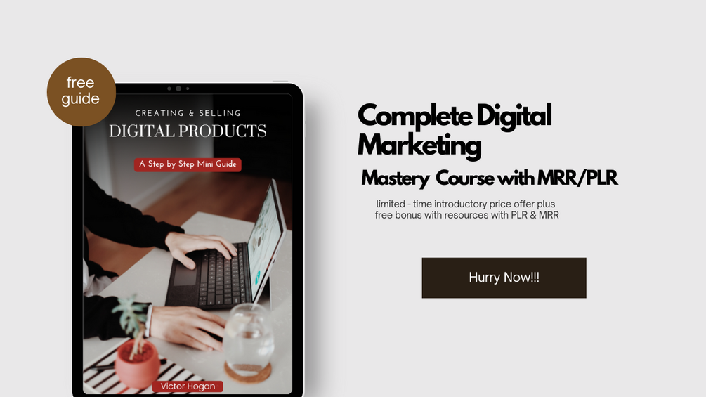 Creating and Selling Digital Product Course with MRR & PLR | Master ...