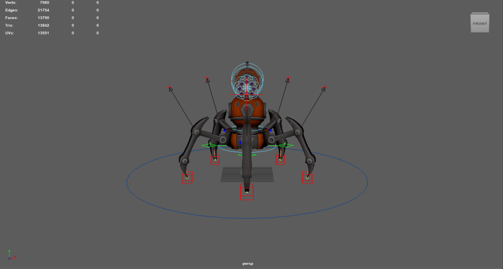 Spider Robot Rig