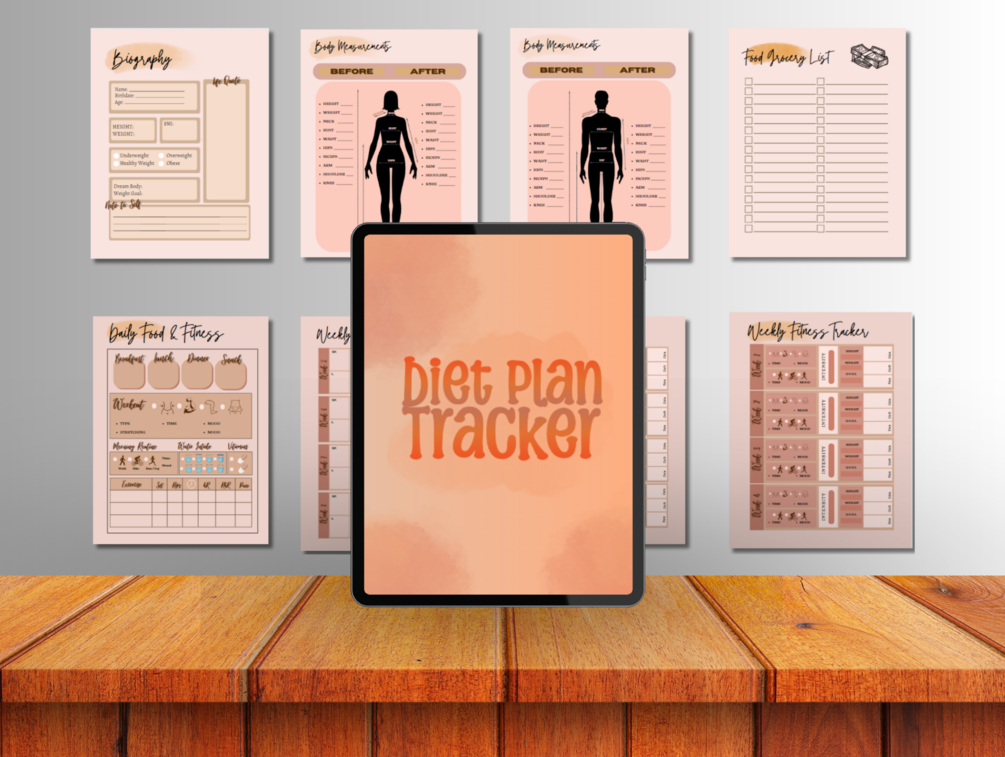 HEALTH TRACKER BUNDLE | Health Planner Tracker Bundle for Organized ...