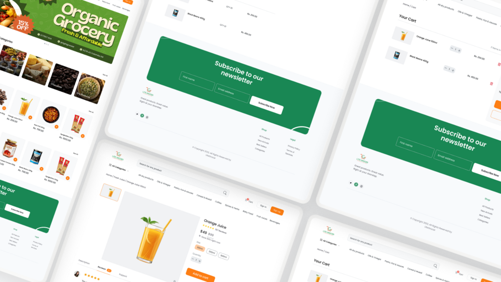 Light Grocer | Ecommerce Web Design