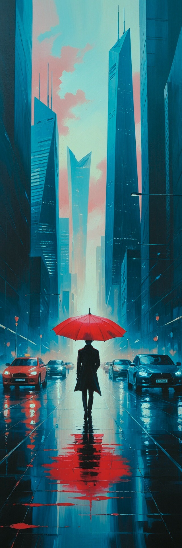The red umbrella
