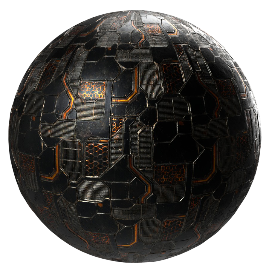 Sci-fi Materials (2K) by Jungle Jim (32 sci-fi materials)