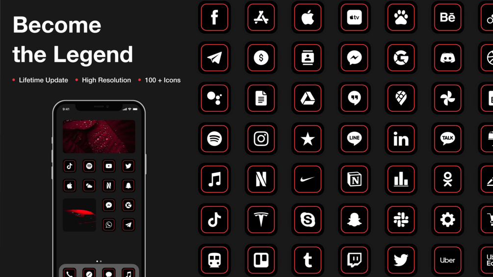 iOS app icon - Vibe : Become the Legend