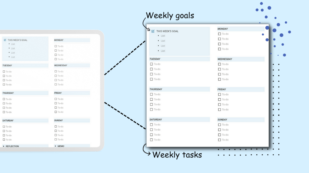 Dynamic Weekly Planner