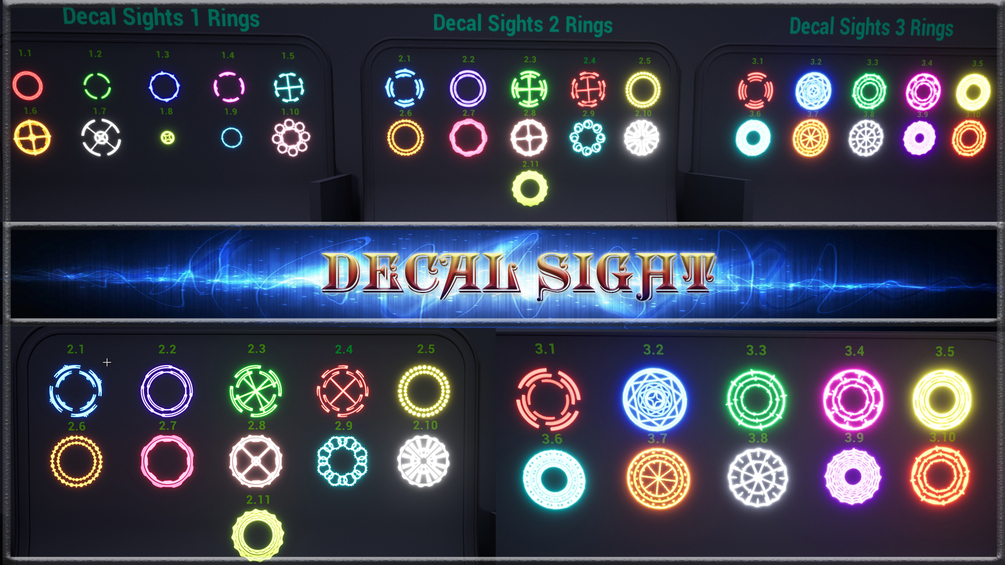 ASSET Decal sight (UNREAL ENGINE 5.4)
