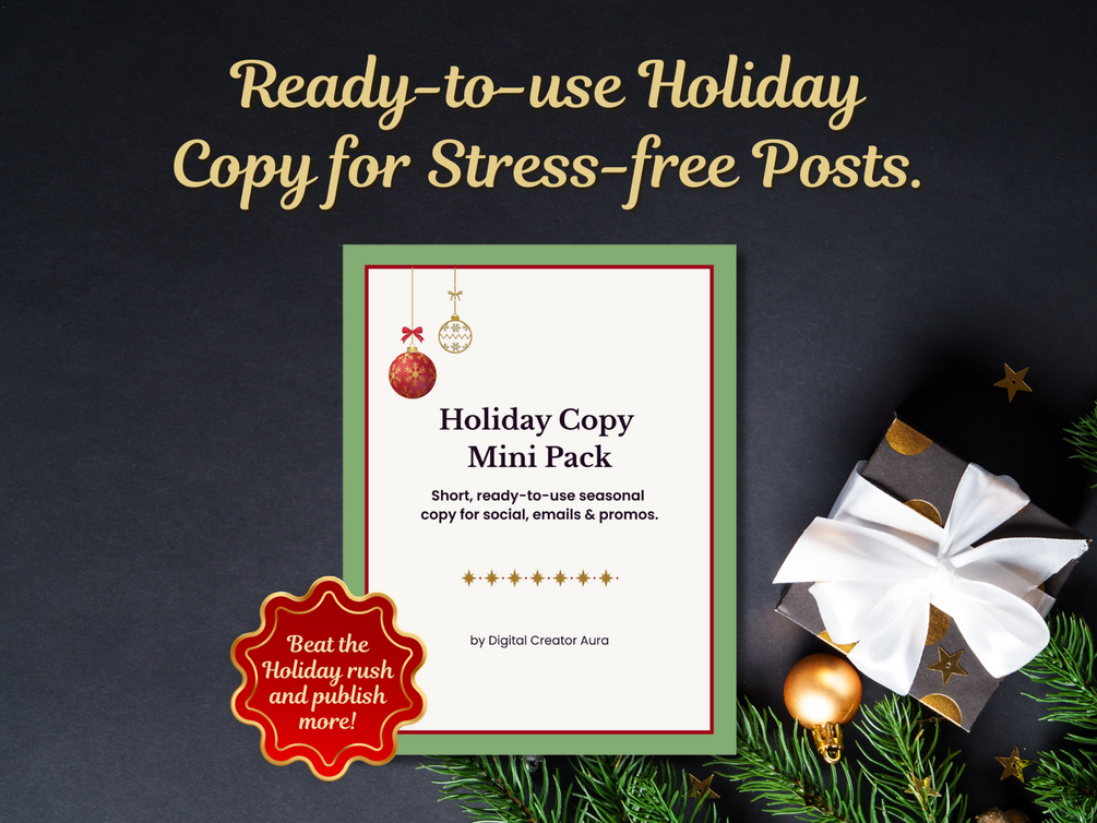 Holiday Copy Mini Pack