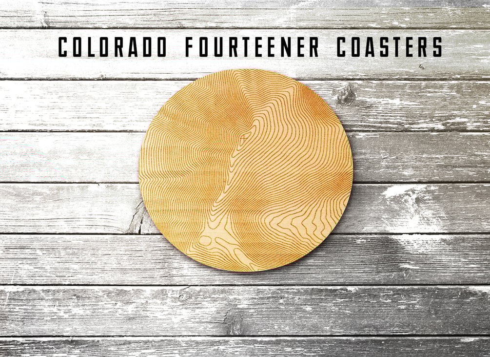 Colorado Fourteener Coasters