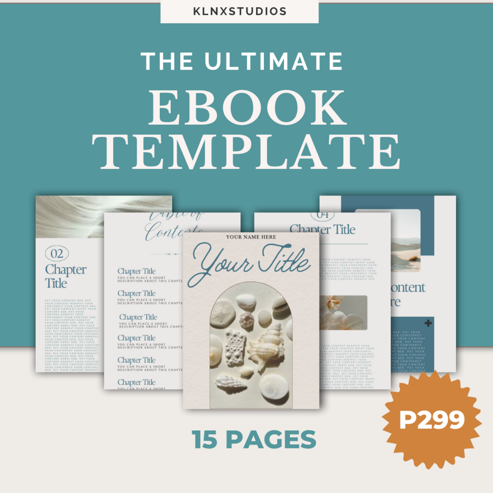 All-in Multipurpose Aesthetic eBook Template Downloadable Customizable