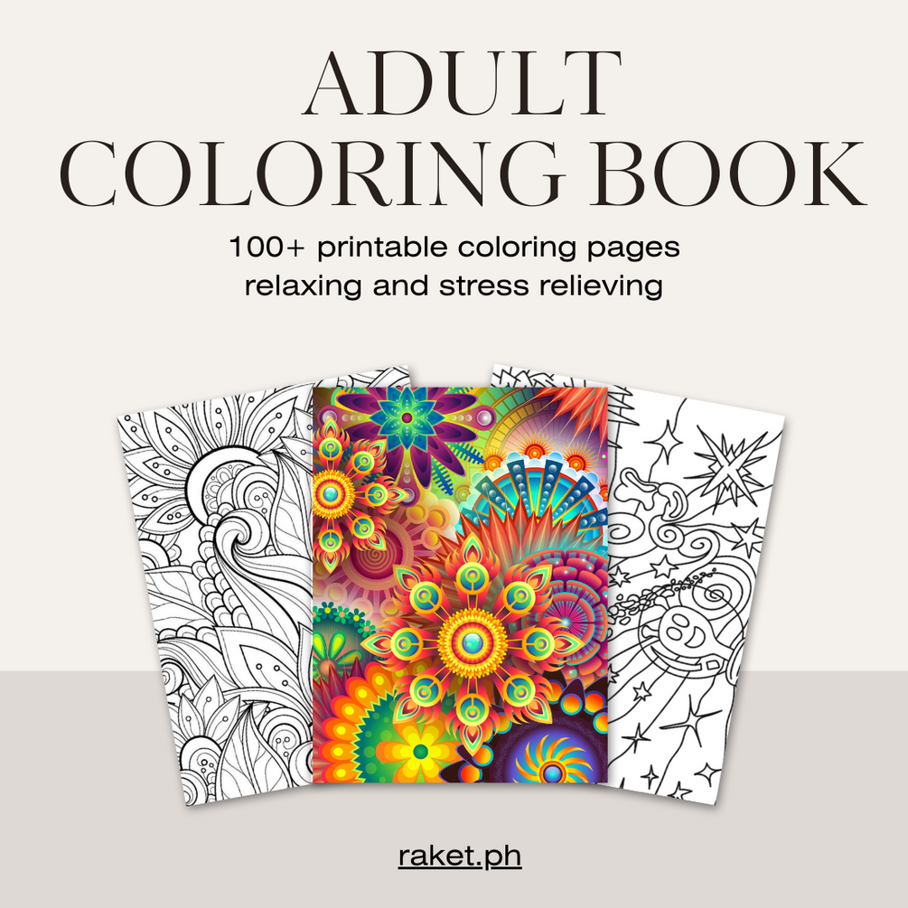 Adult Coloring Book (Printable and affordable!)