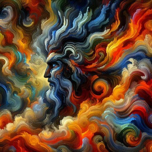 Divine Inspirations: Abstract Expression Images of God 🎨