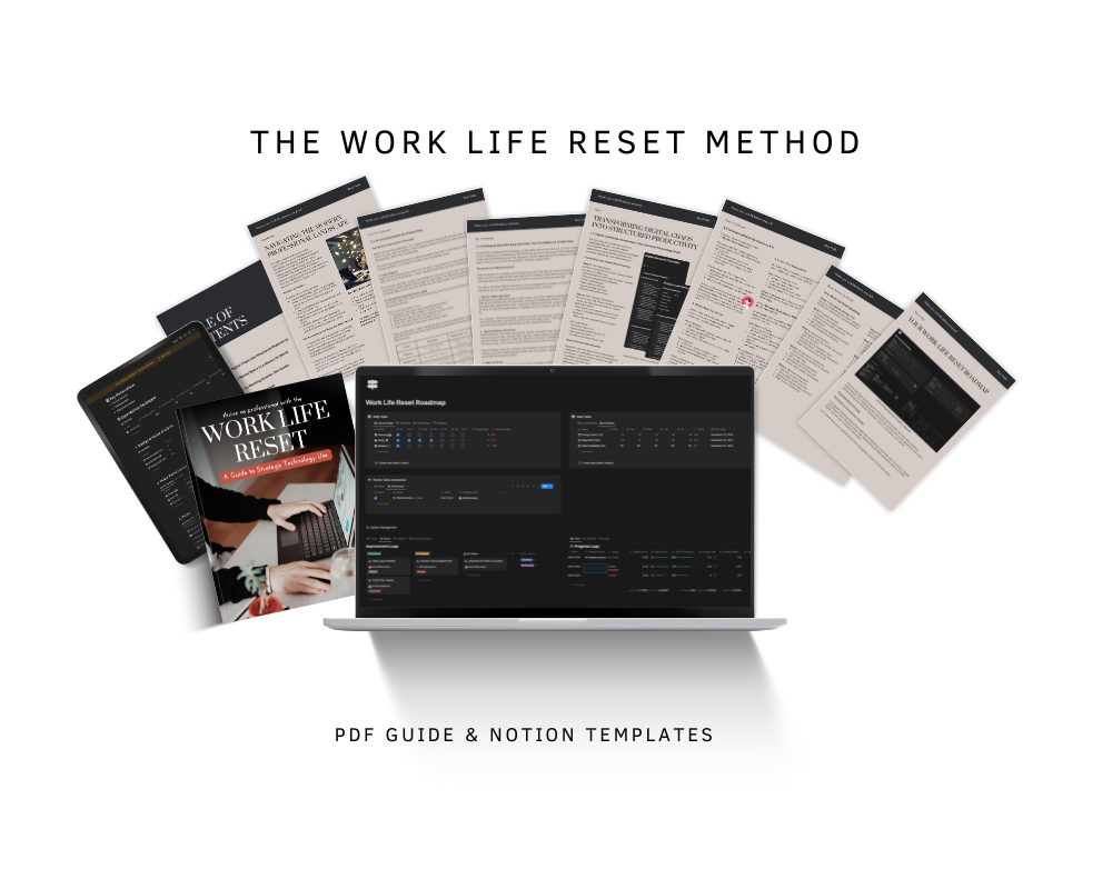 The Work Life Reset Method