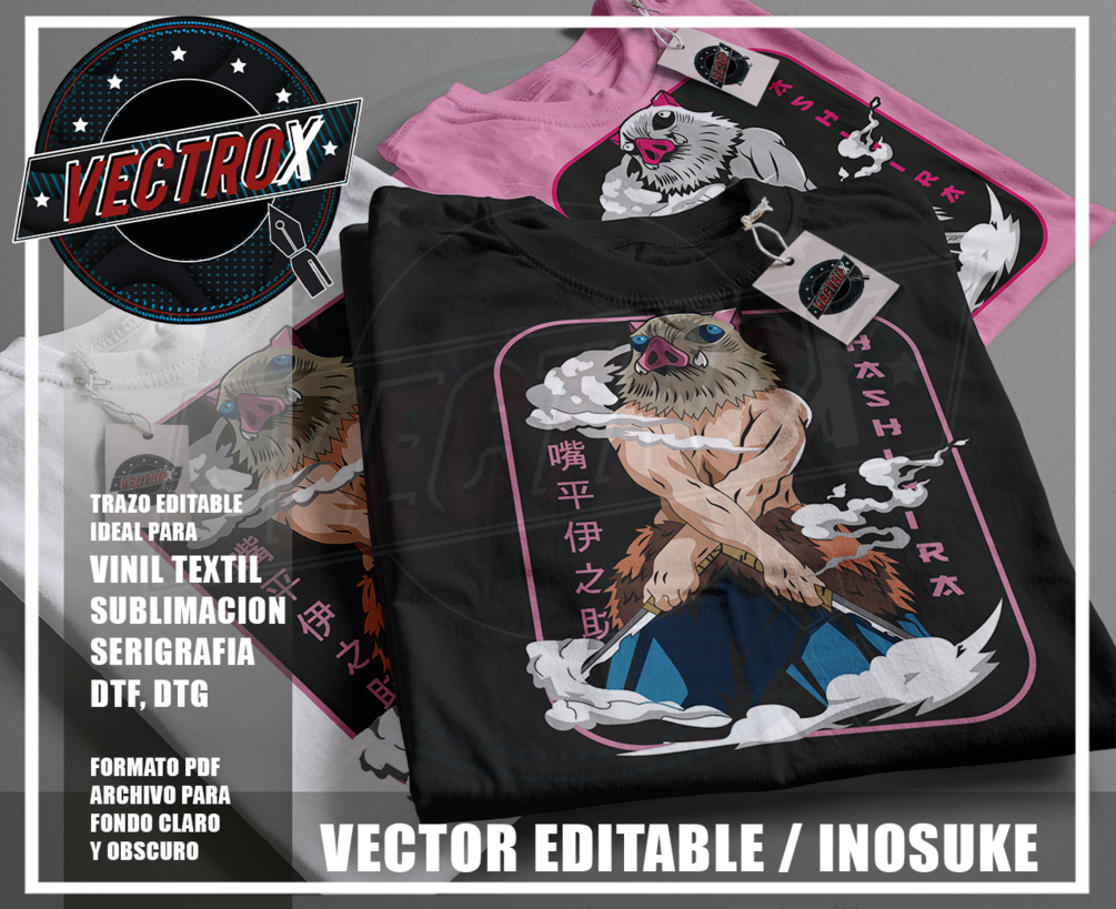 Vector Editable - Inosuke