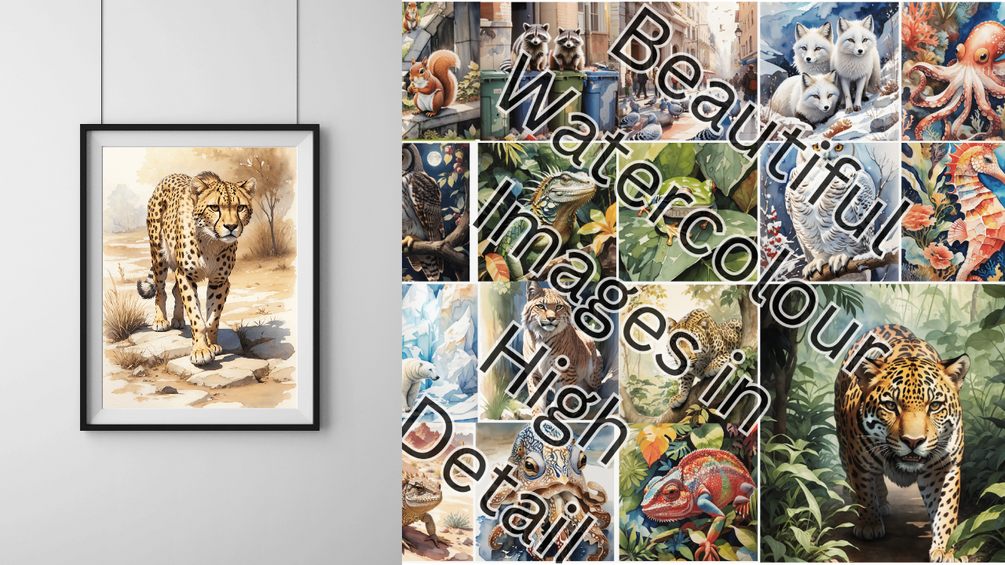 Digital wall art Animals