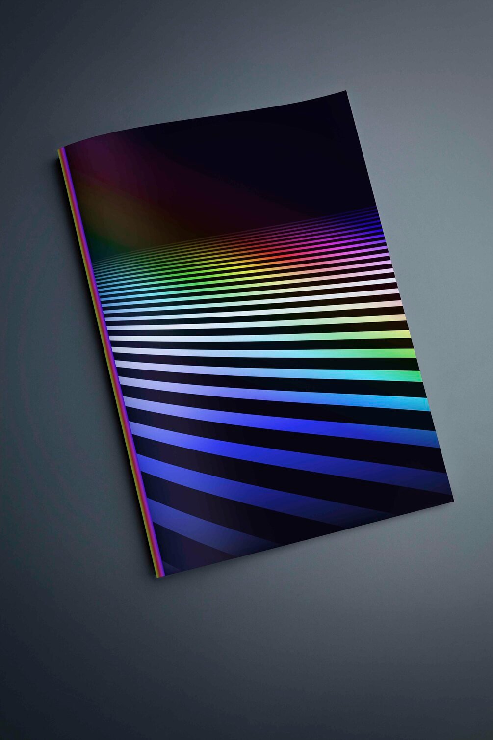 Colourful and Abstract Lining Art with Black Space for Text style Book ...