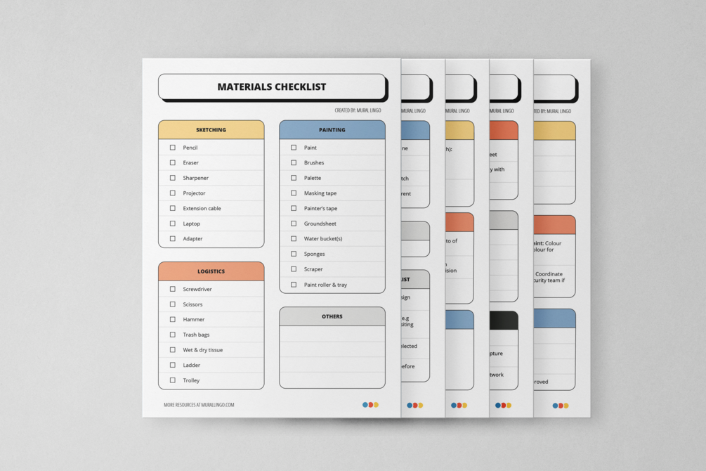 Mural Artist Checklist