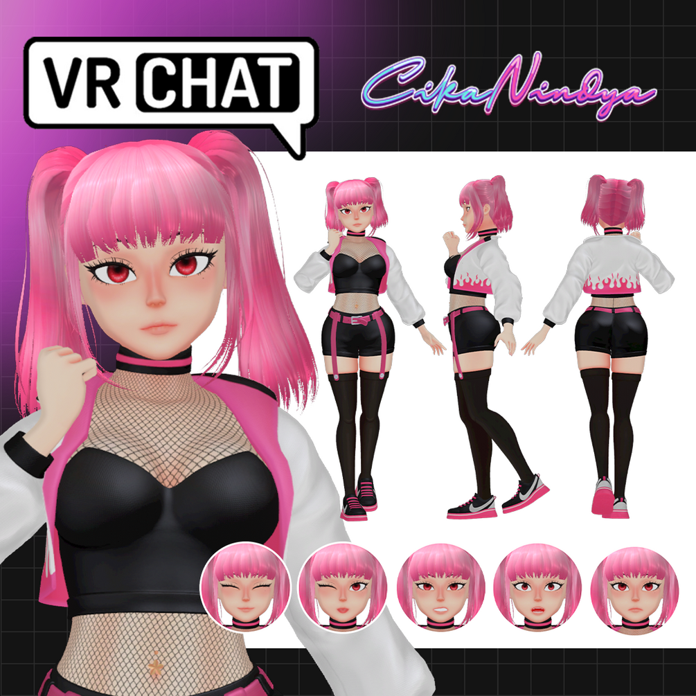 VRChat Avatar | Unique 3D Character | Isla VRChat | VR and Social Worlds | VRChat Model ...
