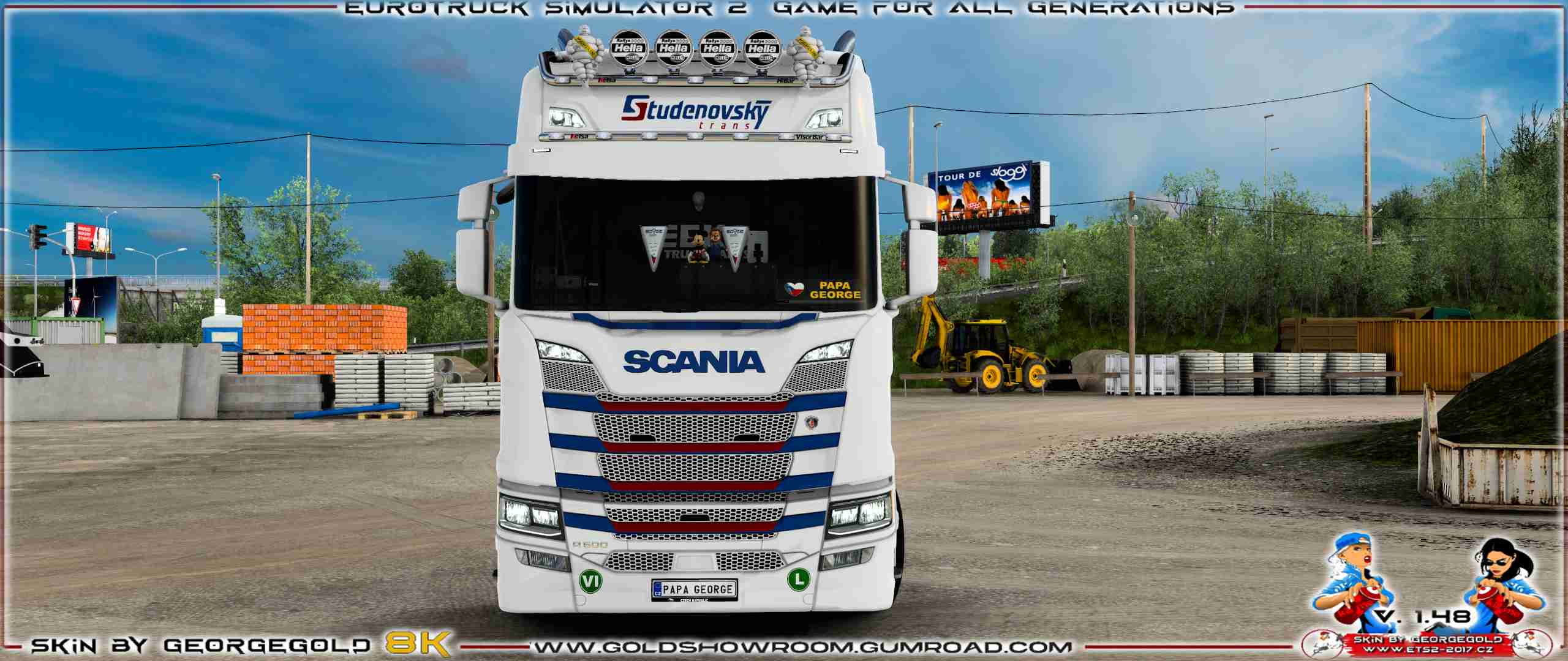 ETS 2 Skin Combo Scania R NG Studenovsky Trans