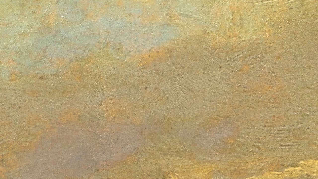 Sunset over the sea near Sorrento, Italy. by Anton Dorph