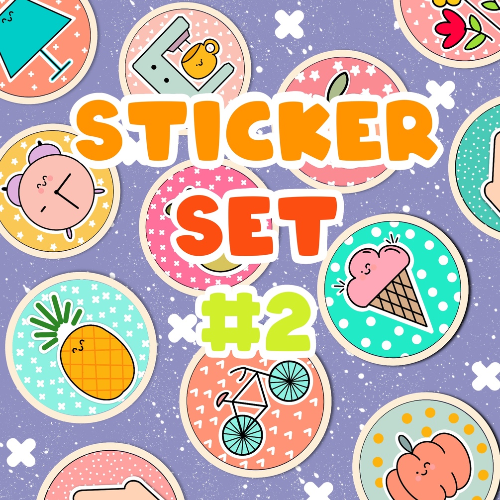 Round Digital Stickers