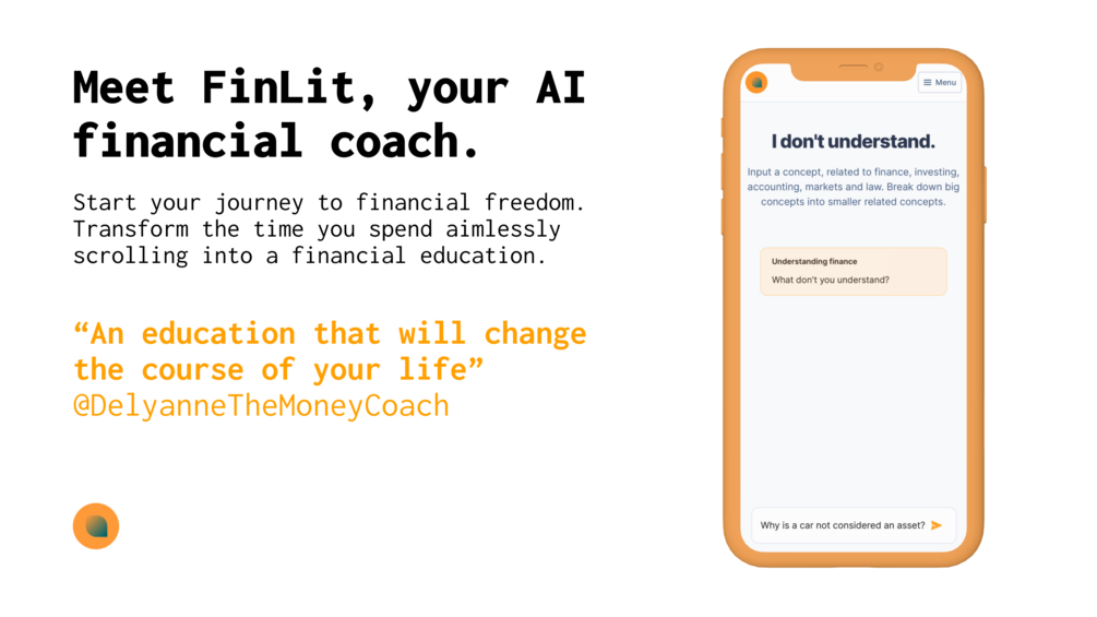 Finlit AI: Your AI financial literacy coach