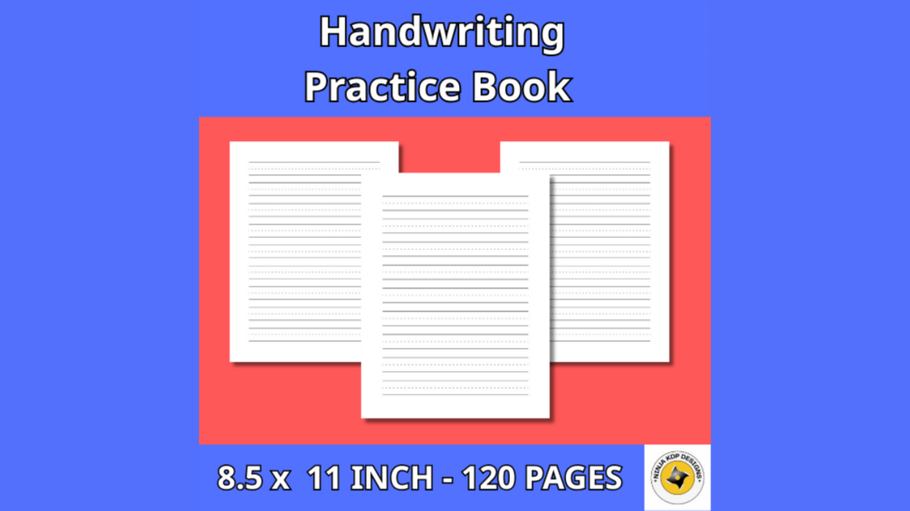 Handwriting Practice Book Interior