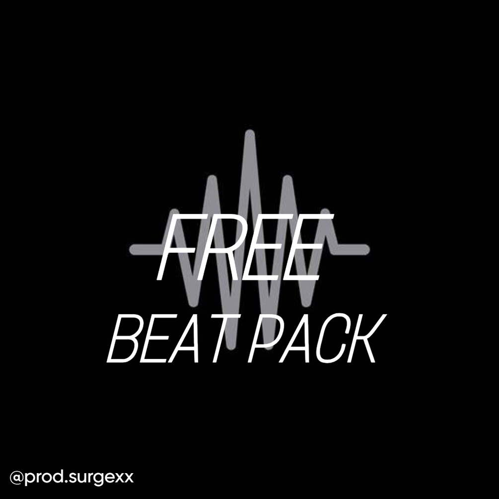 FREE BEAT PACK (5 tagged beats for NON-profit use only)