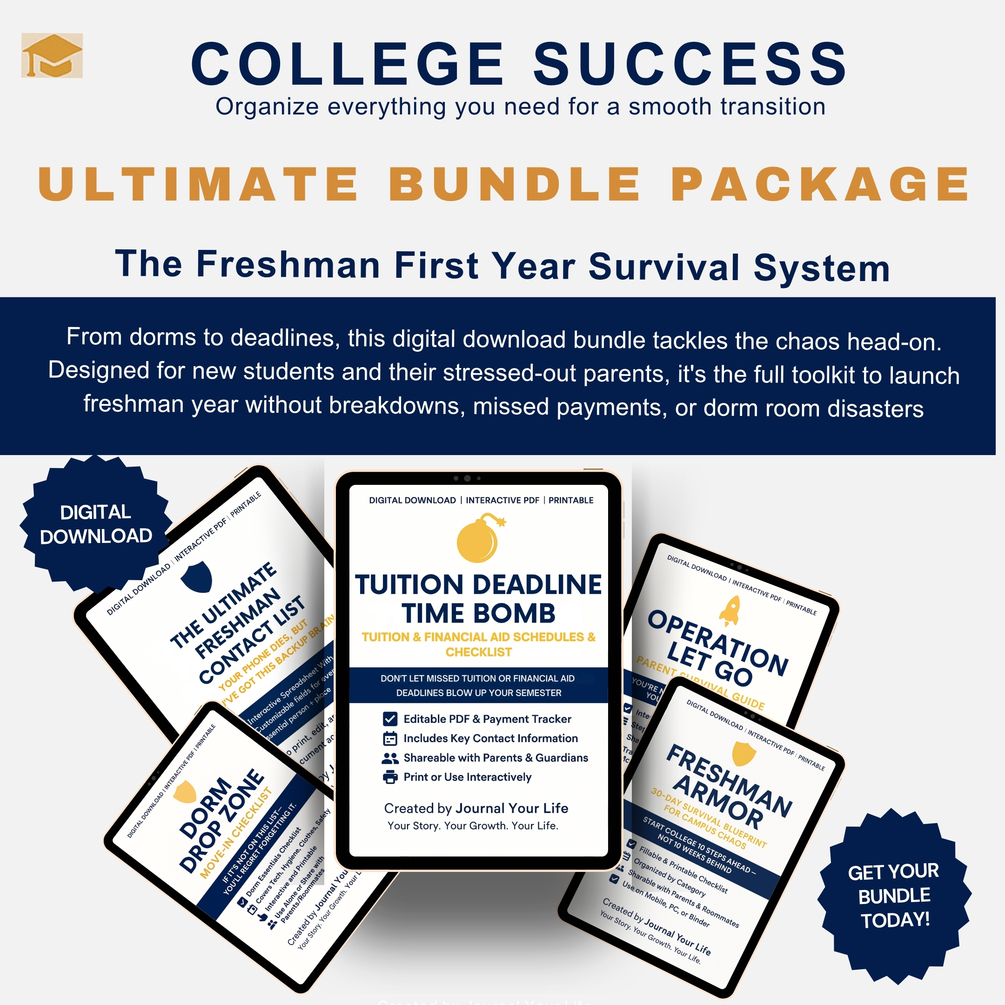 College Prep Ultimate Bundle | Freshman Year Survival System | 5 ...