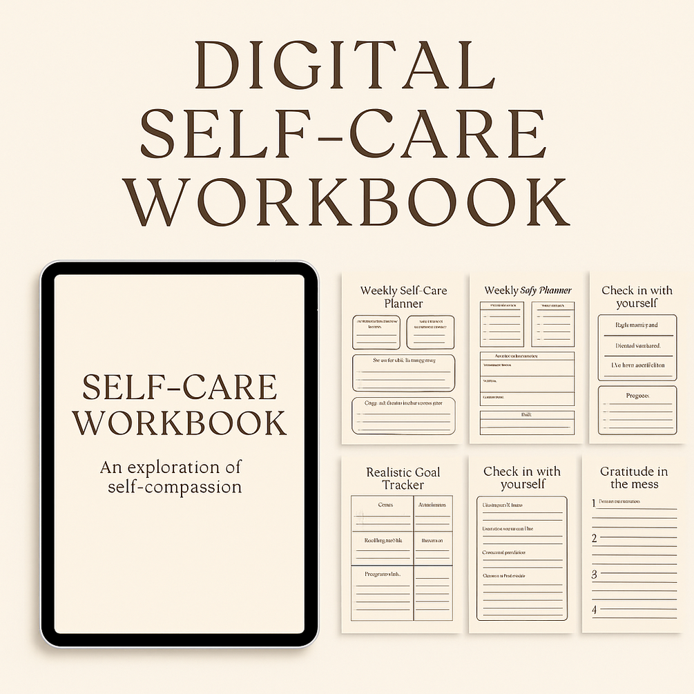 Self-Care Workbook | Printable Mental Health Journal (PDF)