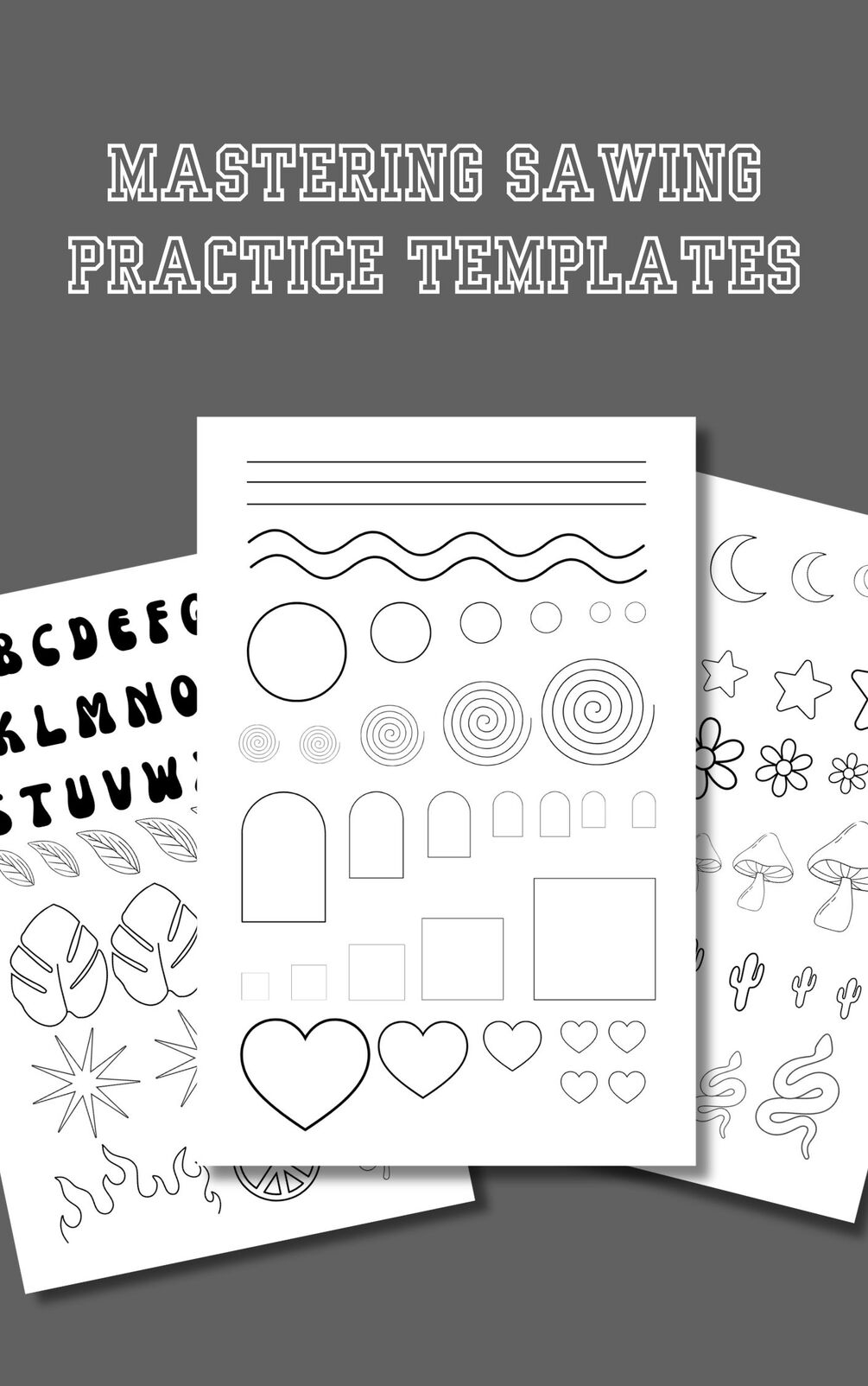 Mastering Sawing: Saw Piercing Practice Templates