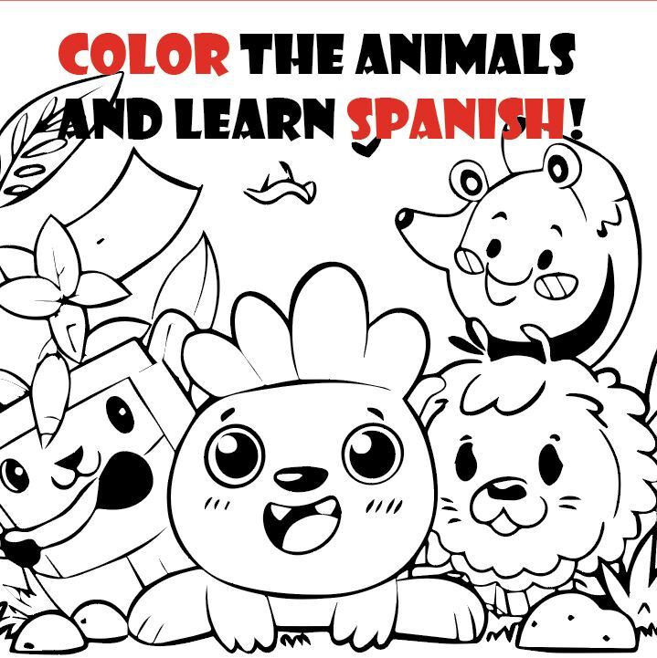 "Animal Coloring Adventures: Cartoon Creatures for Kids"