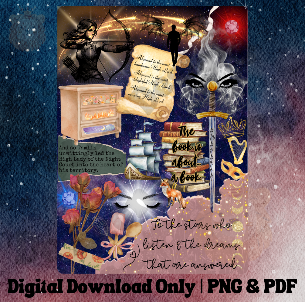 Printable Kindle Insert | ACOTAR 2.0