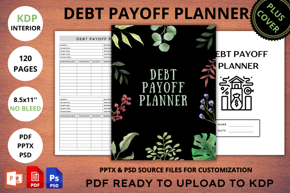 Debt Payoff Planner - KDP Interior + Cover