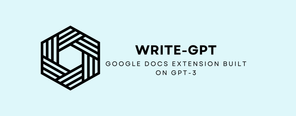 WriteGPT - Google Docs AI extension built on GPT-3