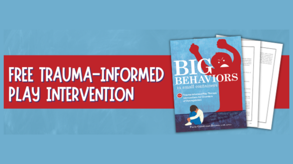 Big Behaviors in Small Containers: 131 Trauma-Informed Play Therapy ...
