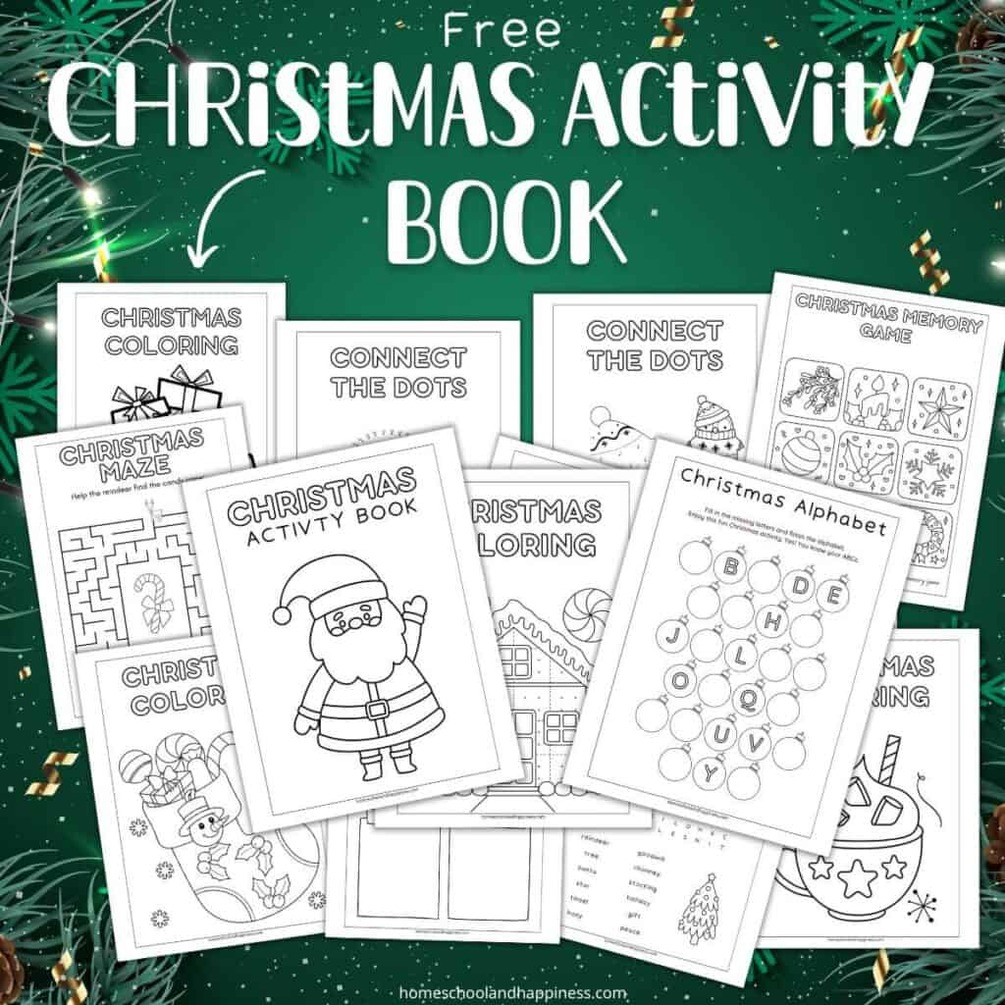 Christmas Holiday Activity Book for Kids – Printable Fun Games ...