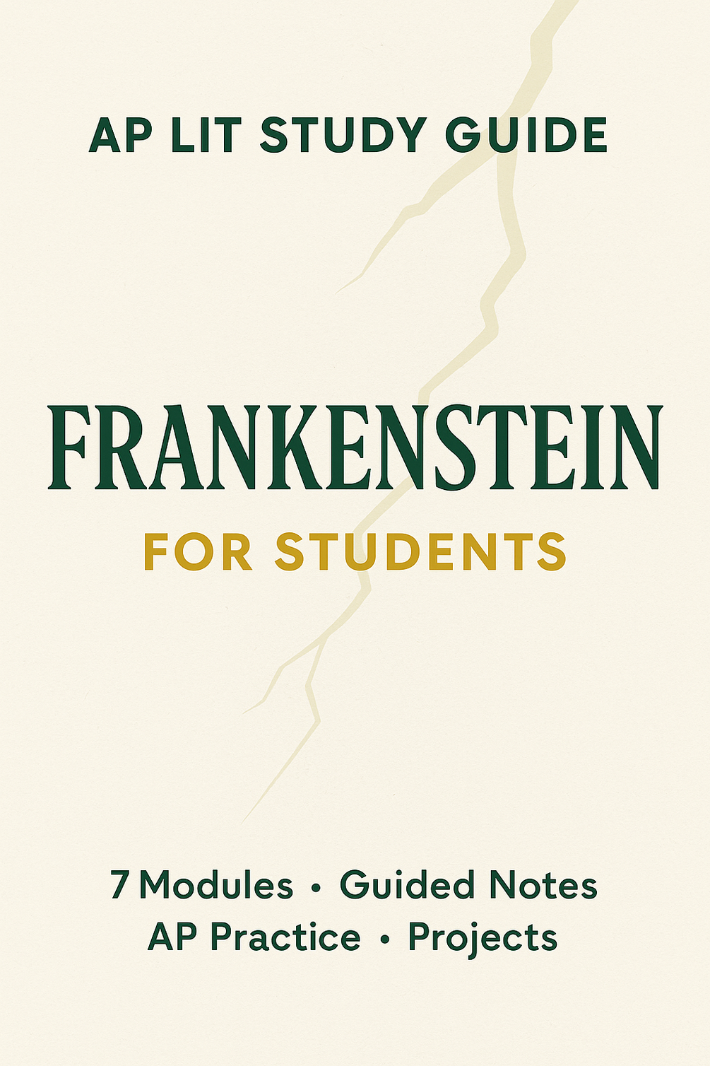Frankenstein Student Study Guide for the AP Literature Exam