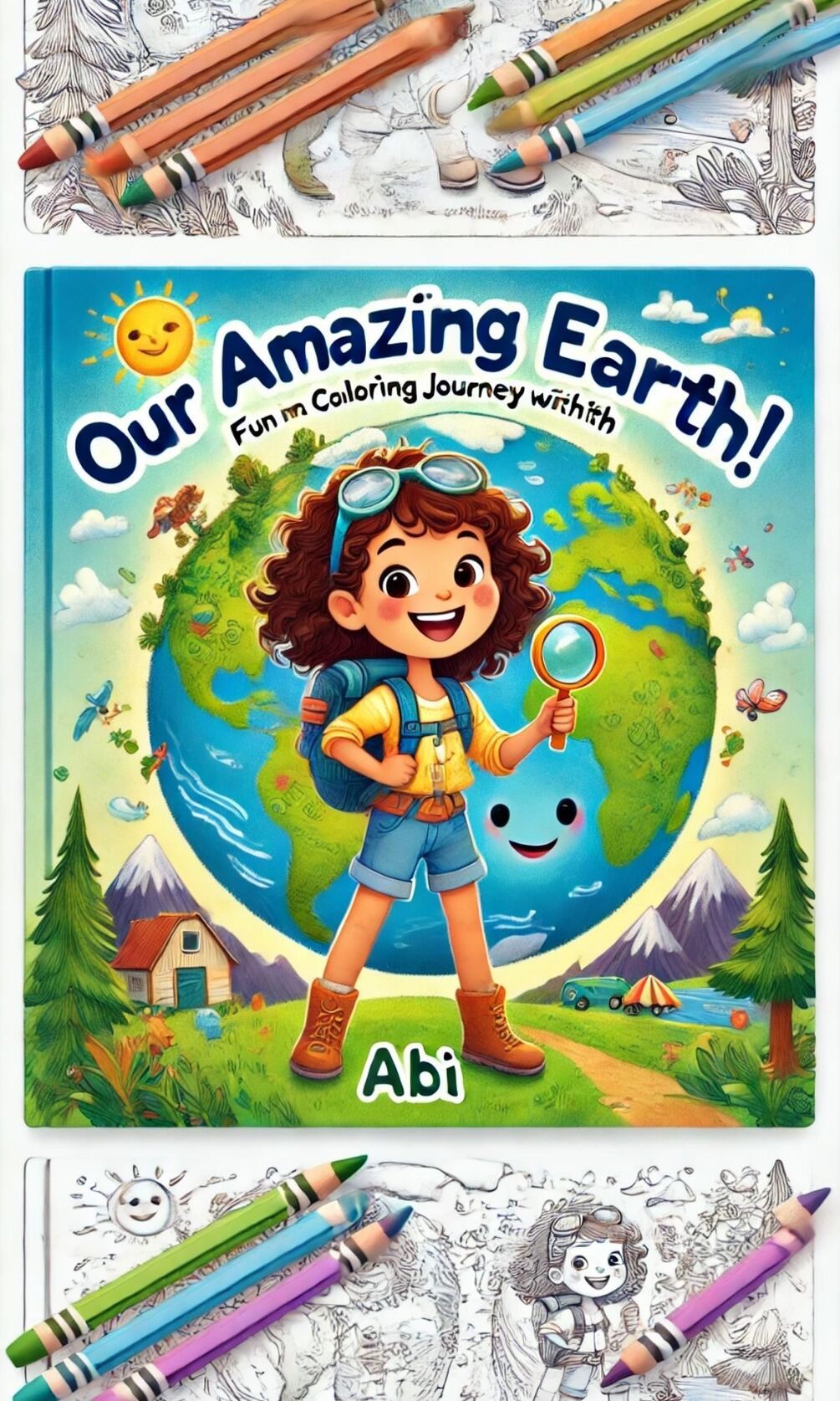 Educational Children's Coloring Book - Our Amazing Earth
