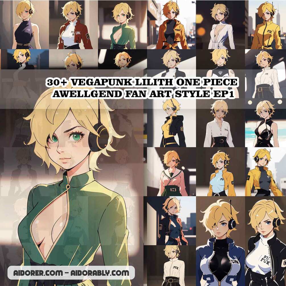 30 Vegapunk Lilith One Piece Awellgend Fan Art Style Ep1