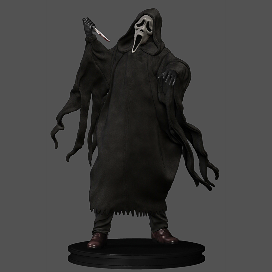 ghostface scream 3d stl 3D Print Kit